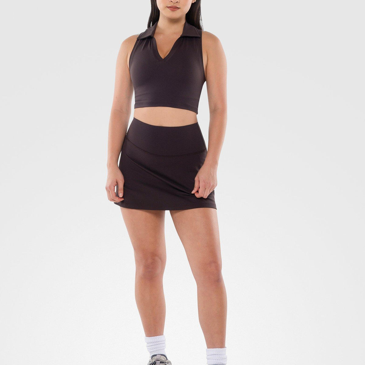 Brown cheak Polo Bra - JD Sports Singapore