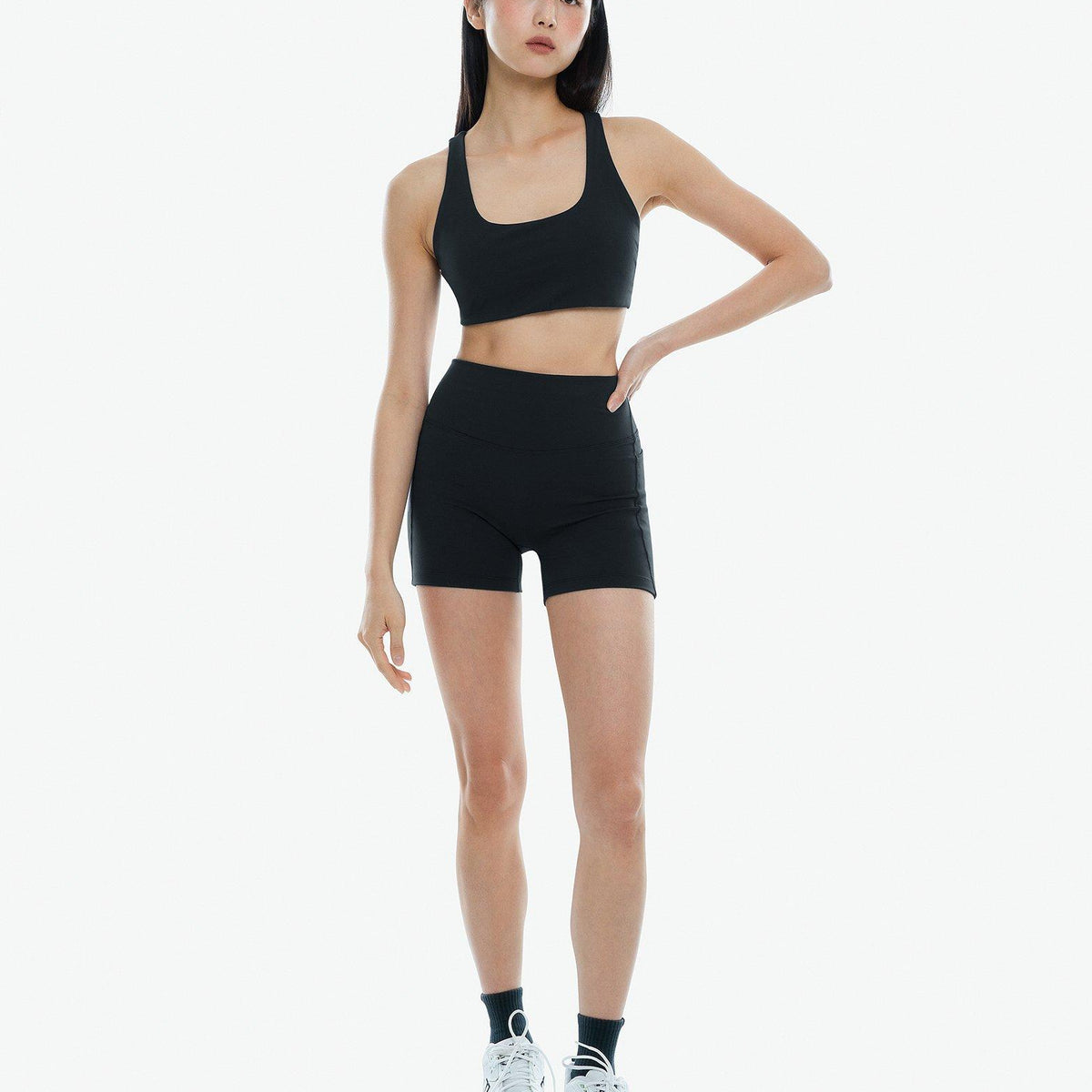 Black cheak Power Short - JD Sports Singapore