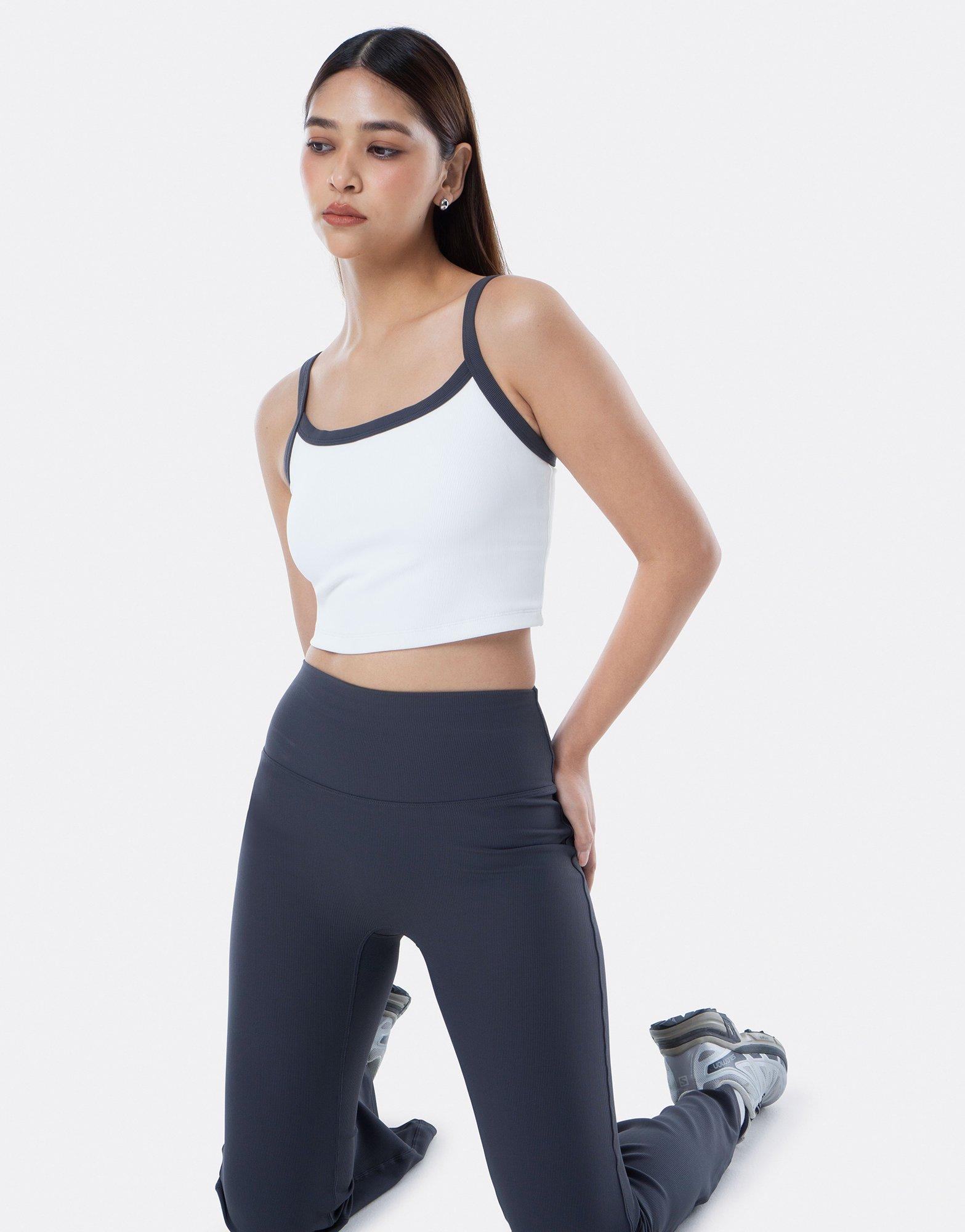 White cheak Piper Padded Tank - JD Sports Singapore