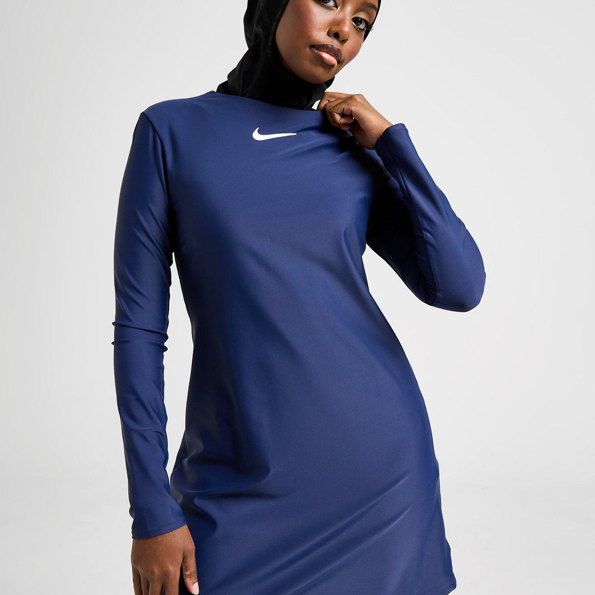 Blue Nike Modest Swimsuit - JD Sports Singapore
