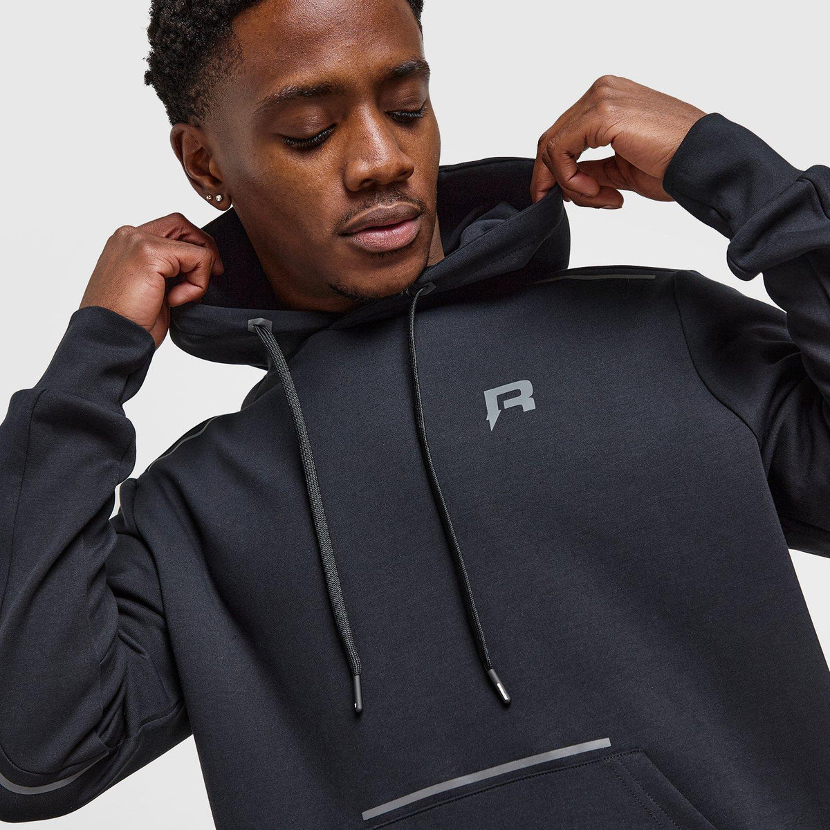Black Reprimo Motion Hoodie - JD Sports Singapore