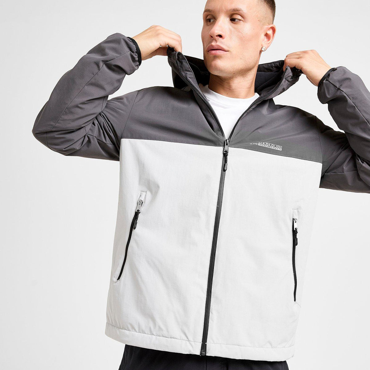 Grey Napapijri Arla Winter Split Jacket - JD Sports Singapore