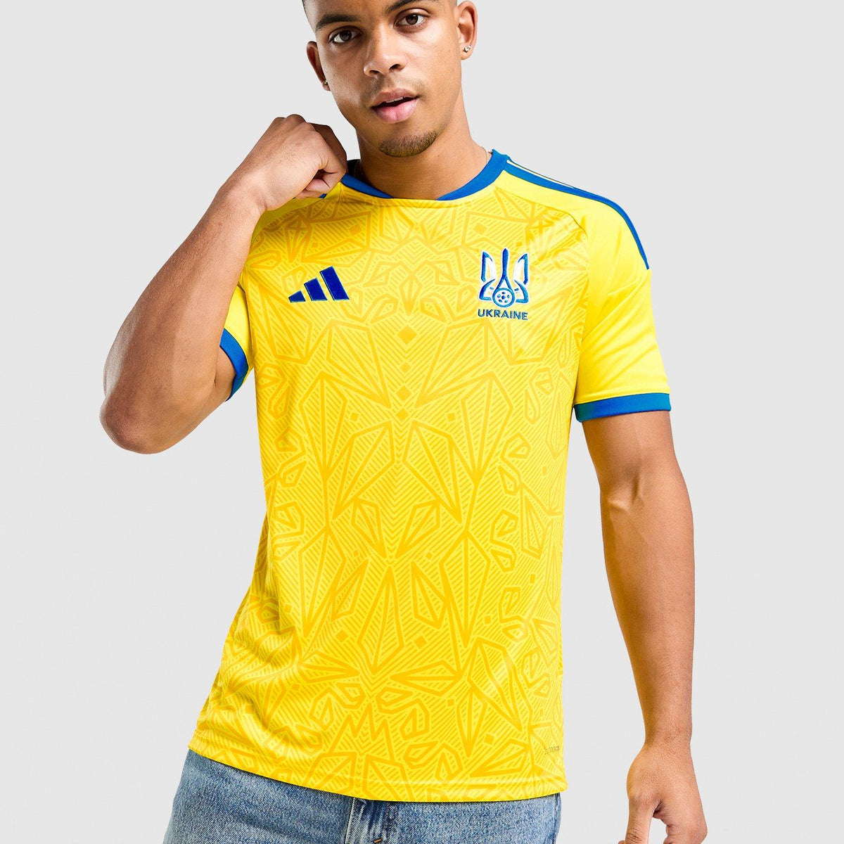 Yellow adidas Ukraine 2026 Home Shirt - JD Sports Singapore