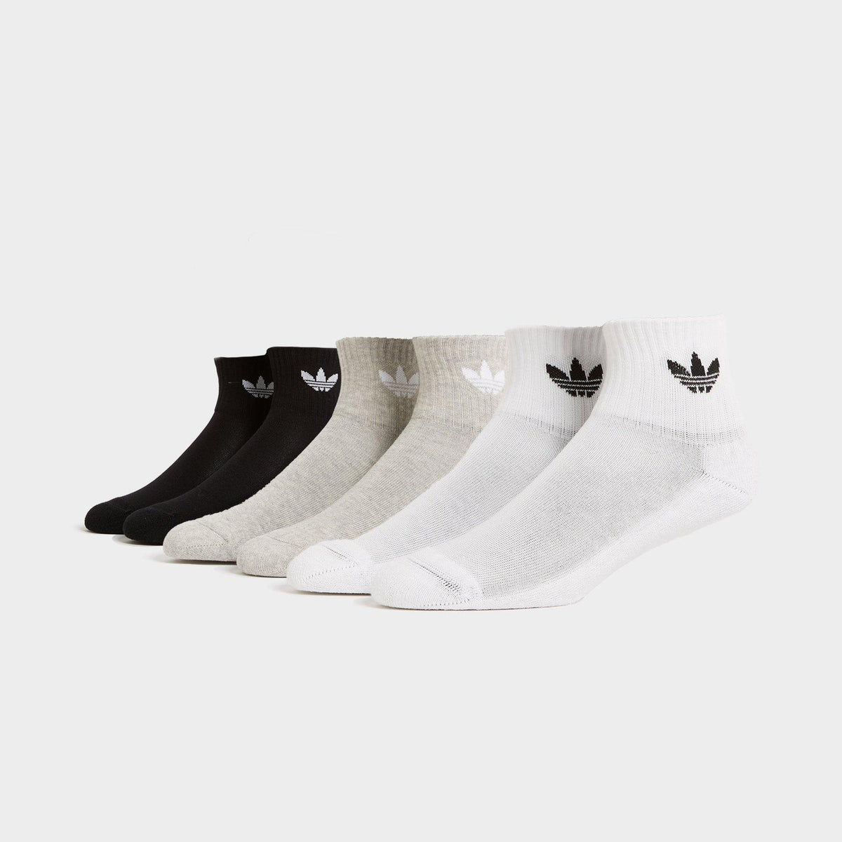 Multi adidas Mid Ankle Socks 6 Pairs - JD Sports Singapore