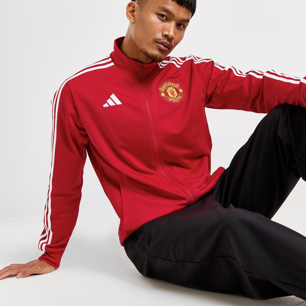 Red adidas Manchester United Track Top - JD Sports Singapore
