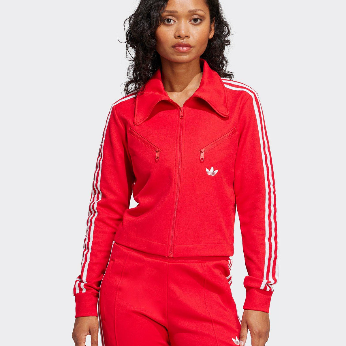 Red adidas Adicolor Montreal Track Top - JD Sports Singapore