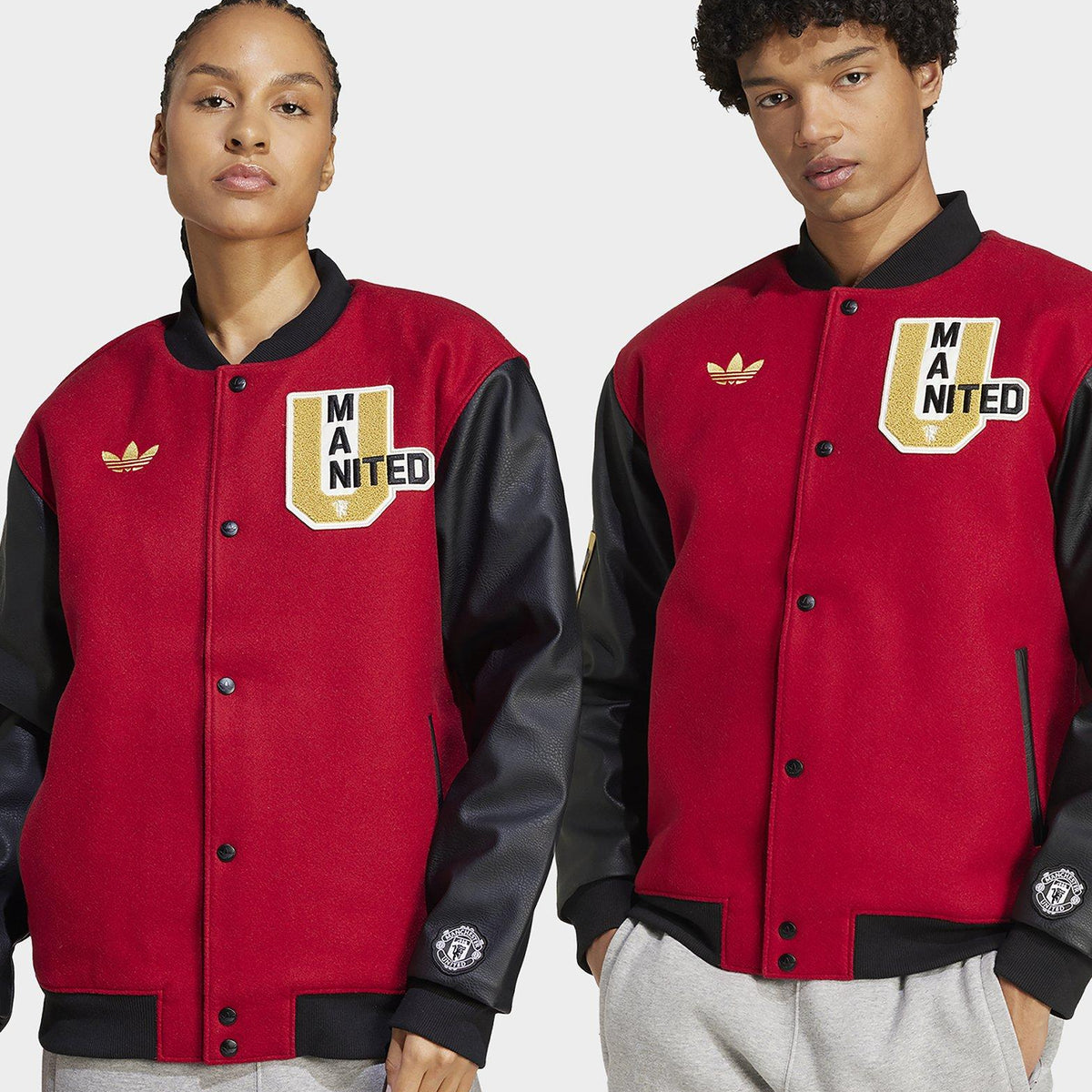 Red adidas Manchester United Jacket (Unisex) - JD Sports Singapore