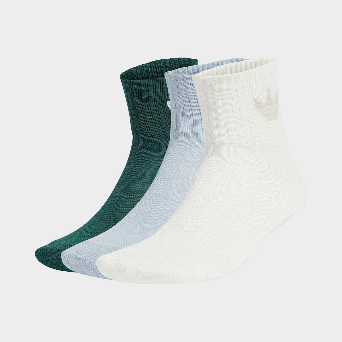 Multi adidas Mid Crew Socks 3 Pairs - JD Sports Singapore