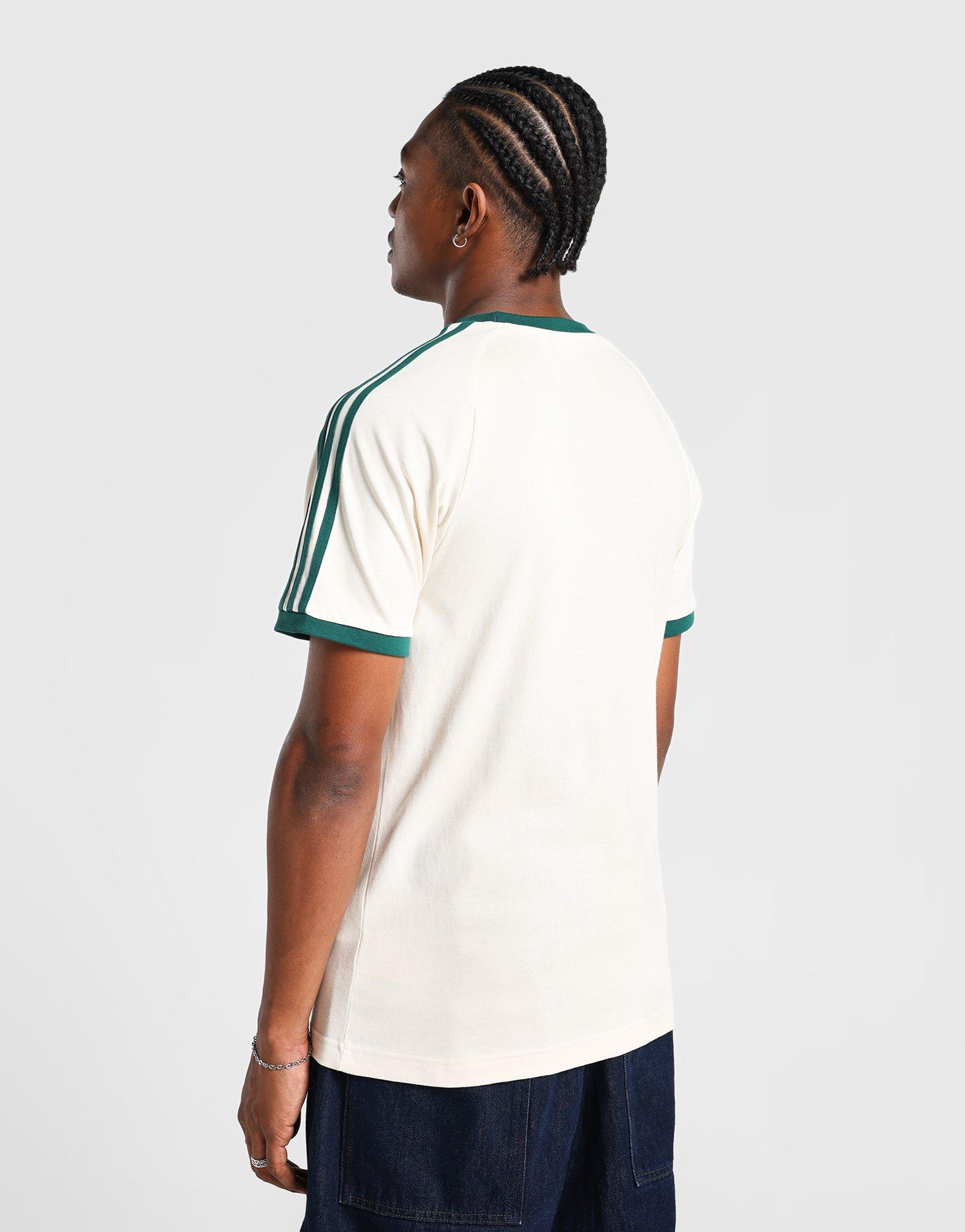 Beige adidas 3 Stripes T-Shirt - JD Sports Singapore