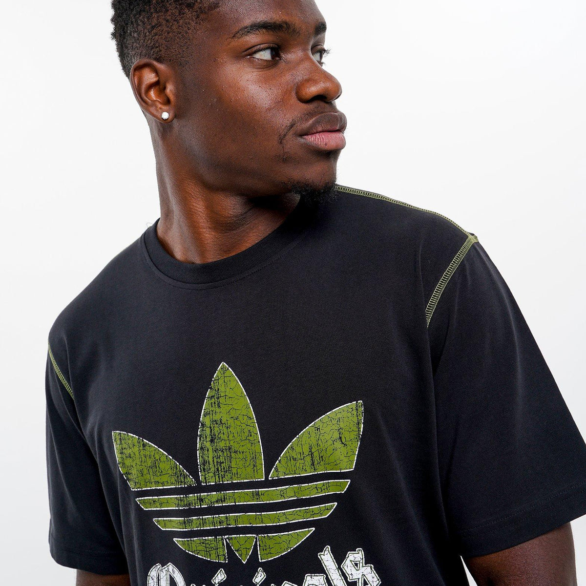 Black adidas Distressed Graphic T-Shirt - JD Sports Singapore