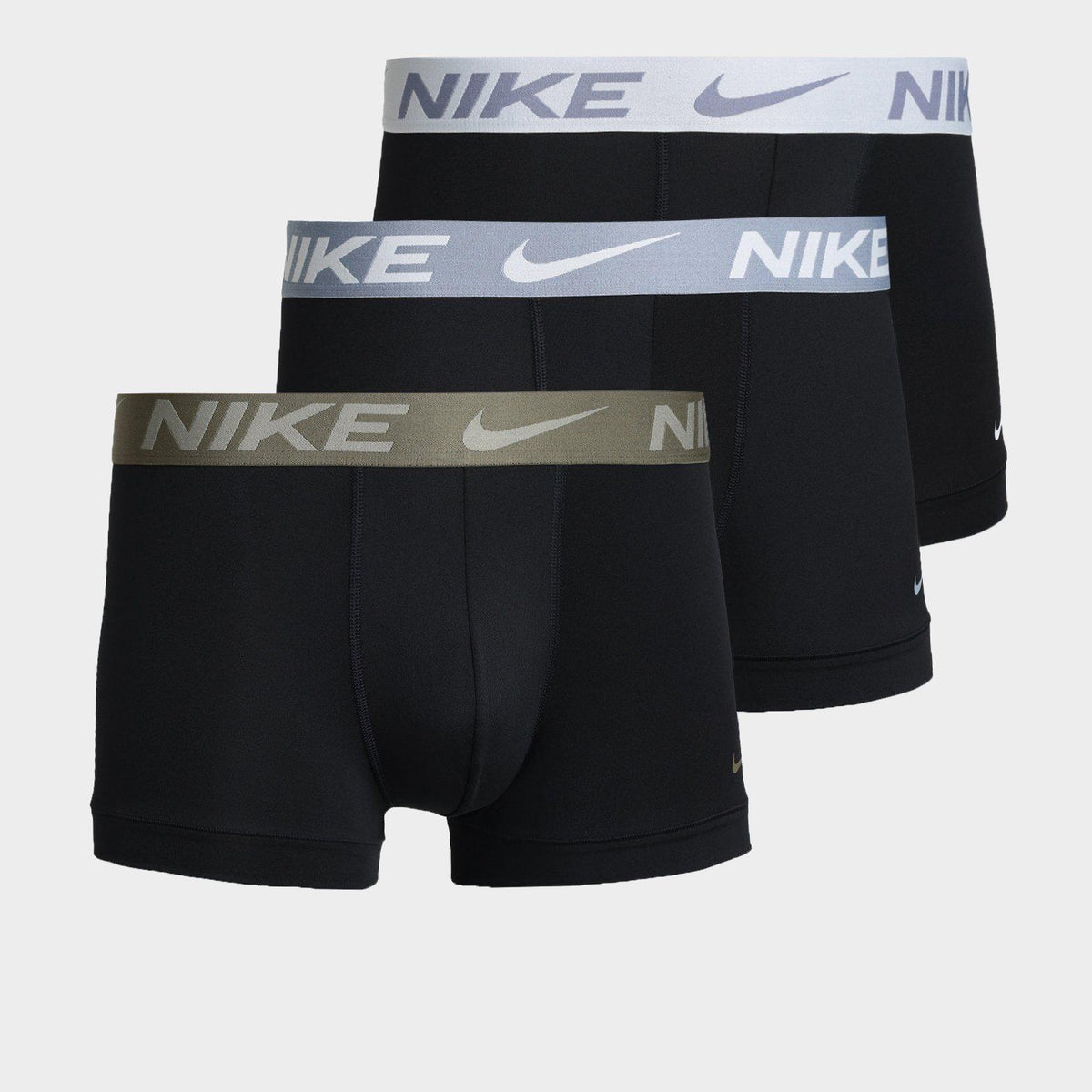Black Nike Essential Micro Trunks 3-Pack - JD Sports Singapore