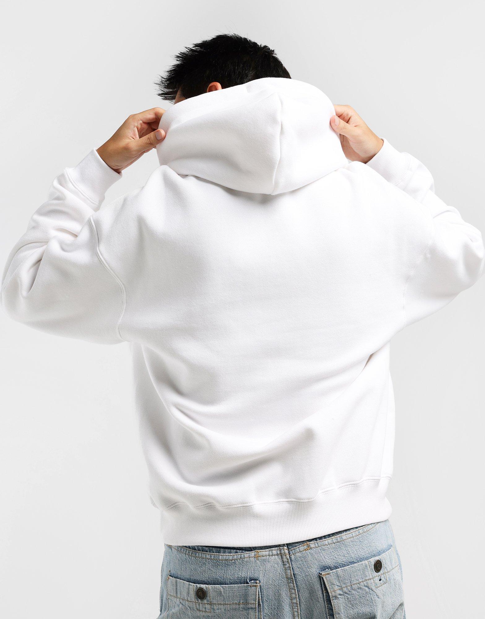 White Majestic Boxy Hoodie - JD Sports Singapore