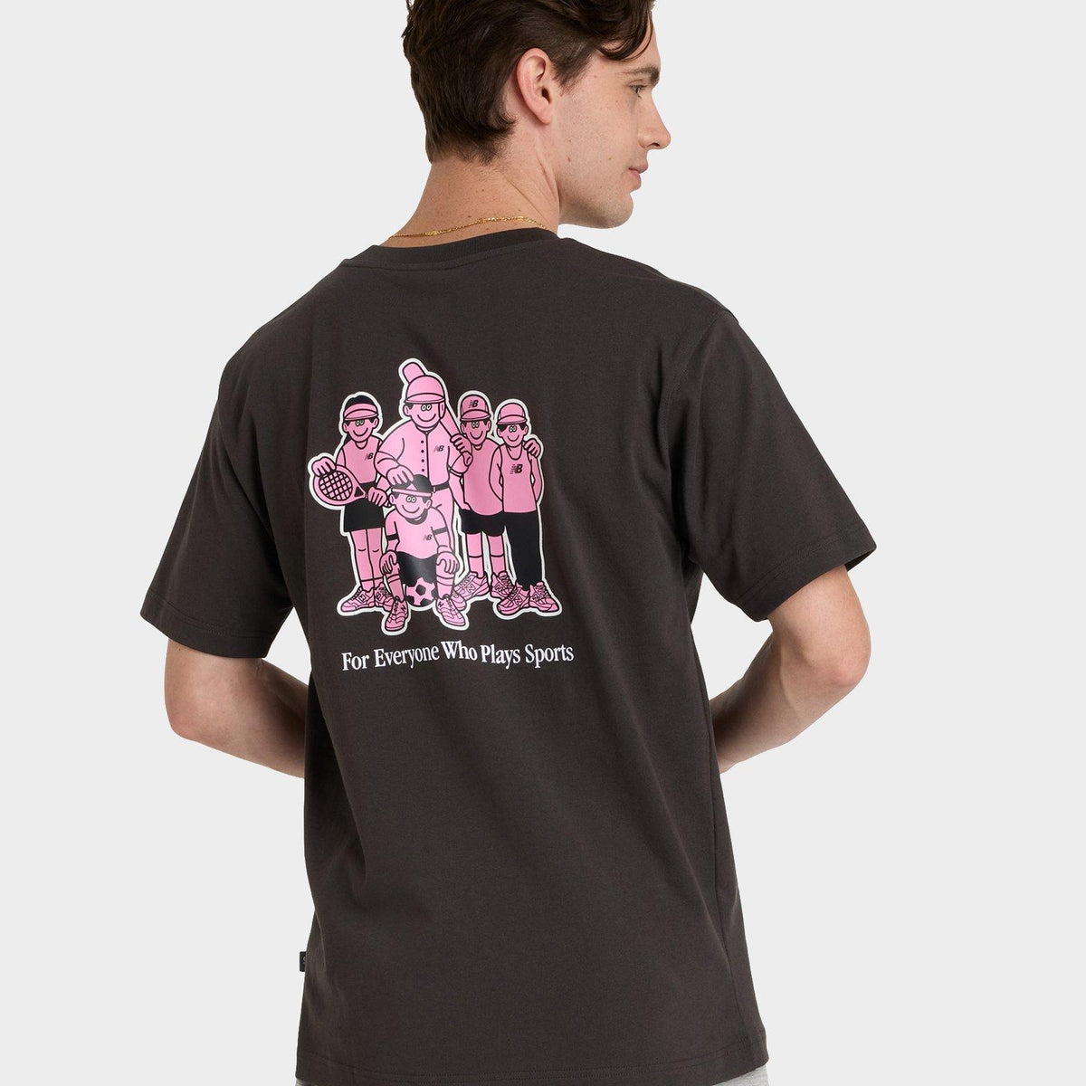 Black New Balance Face Oka Sport T-Shirt - JD Sports Singapore