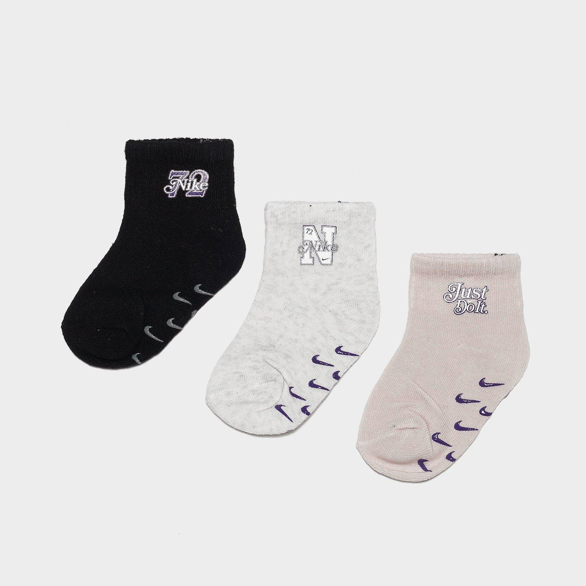 Multi Nike Varsity Gripper Socks 3 Pack Infant's - JD Sports Singapore