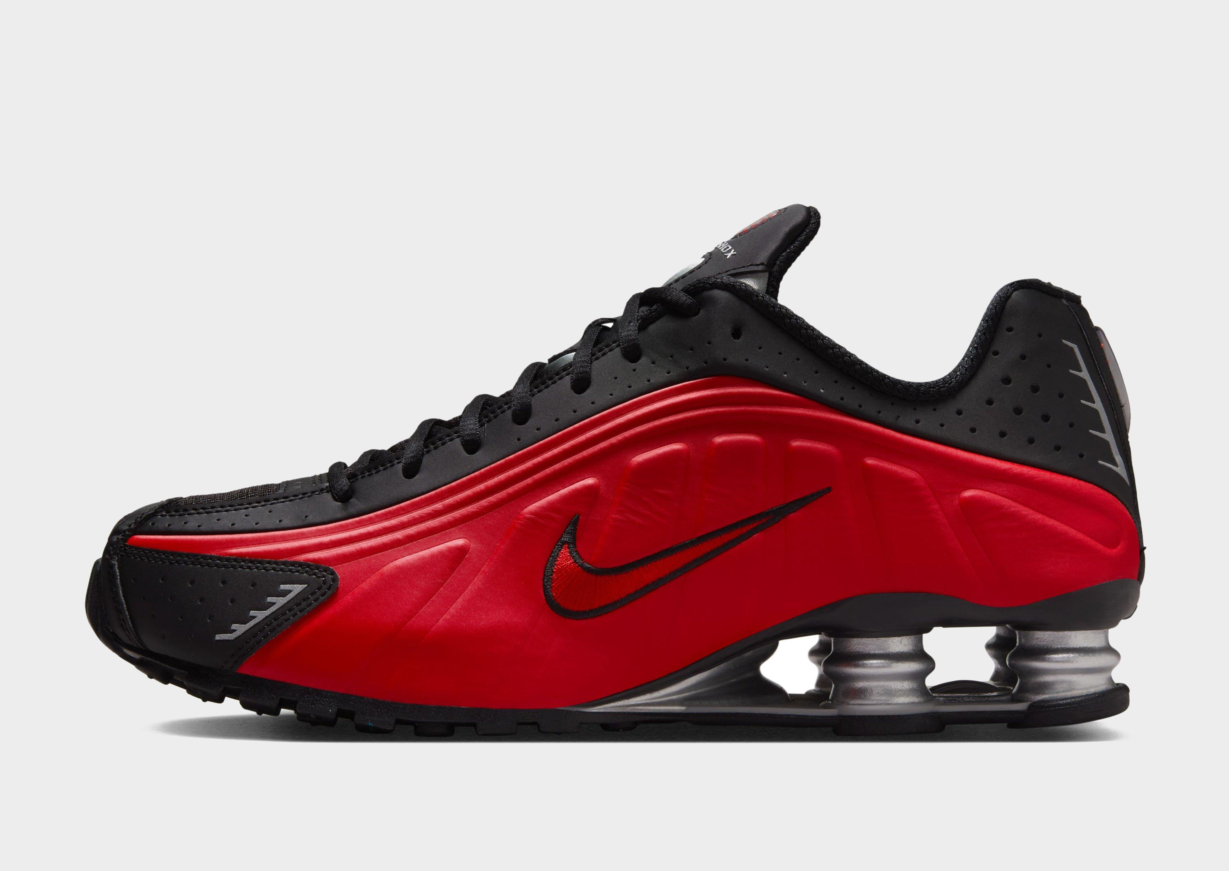 Red Nike Shox R4 - JD Sports Singapore