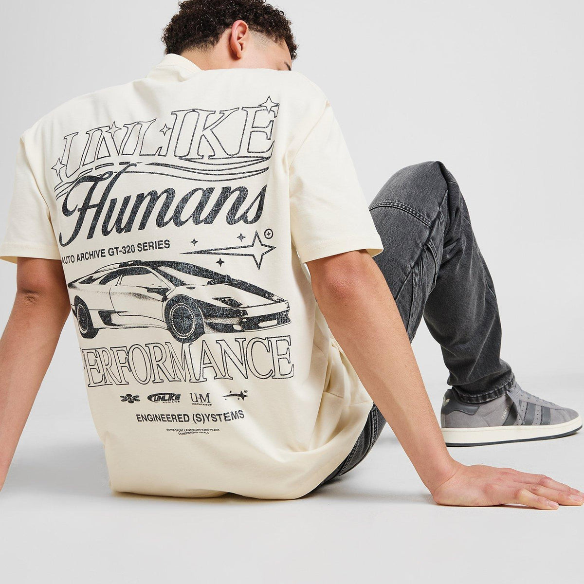 Beige Unlike Humans Grand T-Shirt - JD Sports Singapore