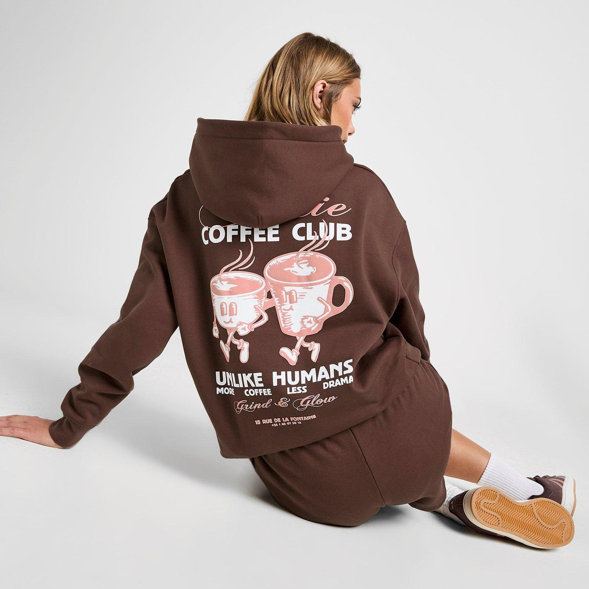 Brown Unlike Humans Hoodie - JD Sports Singapore